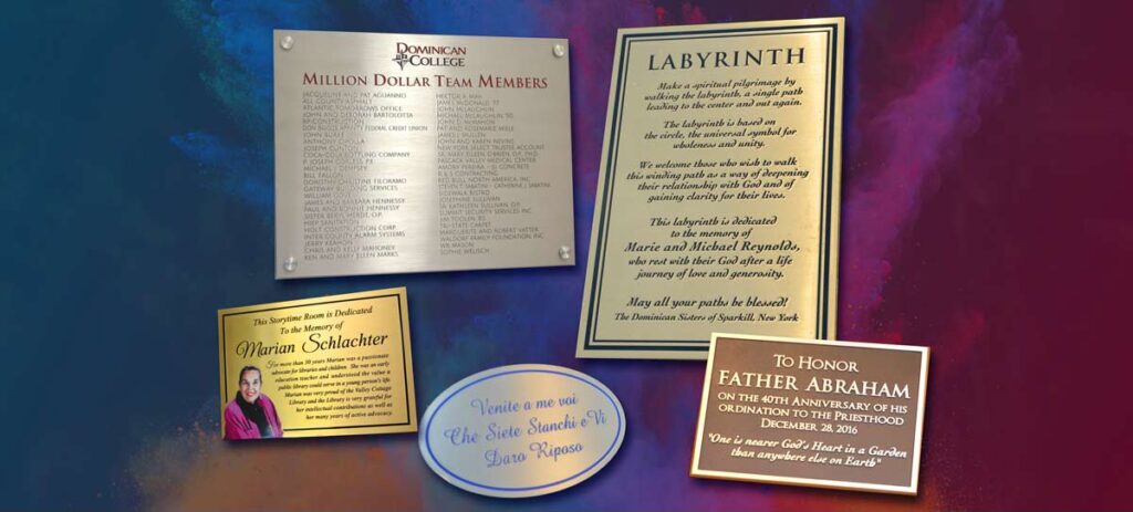 Plaques - Foley Sign Shop